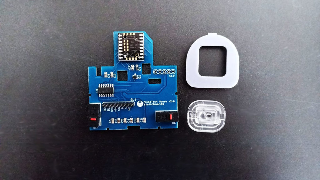 Kit laser pour souris Amiga Escom – V2 – MicroMiga